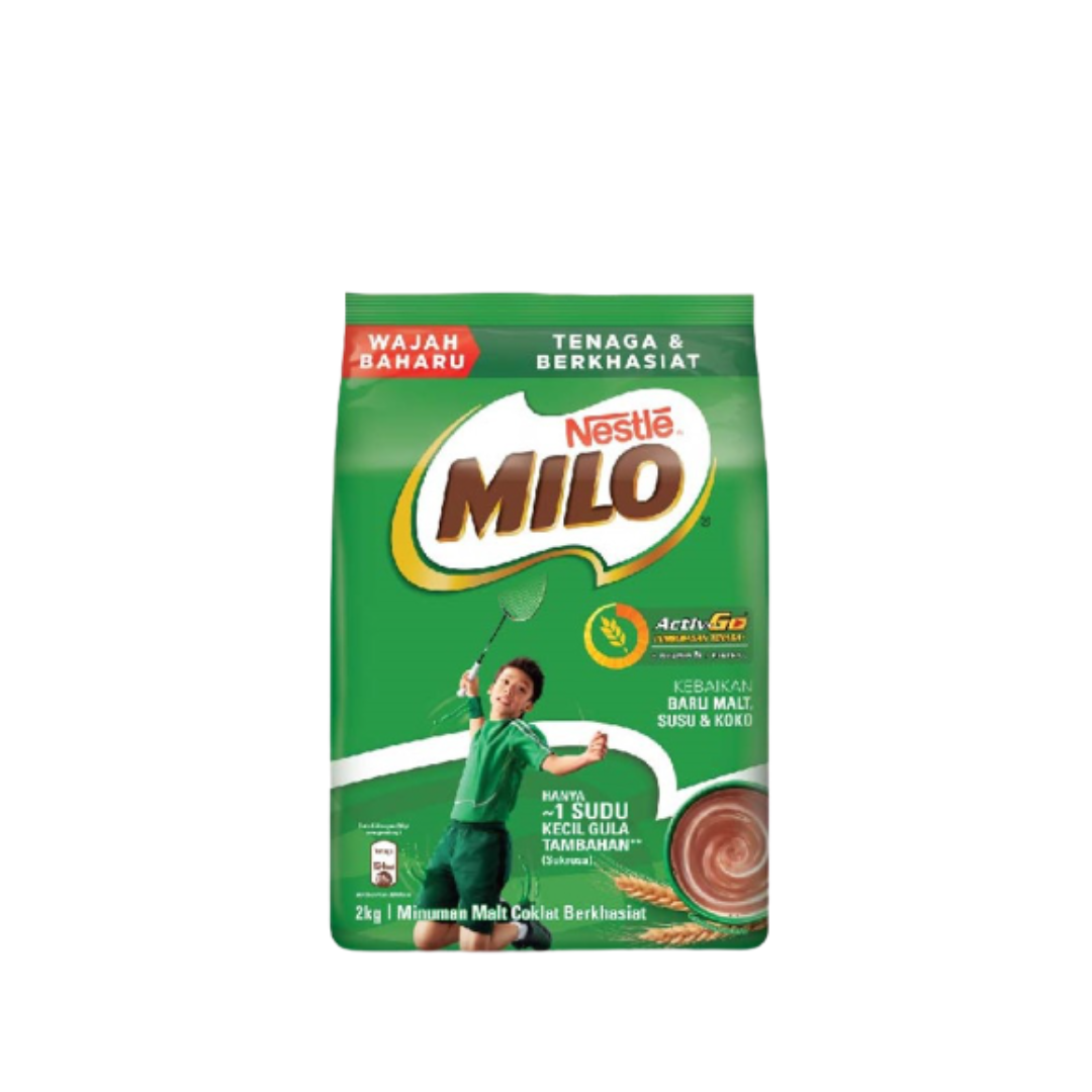 NESTLÉ MILO® CHOCOLATE MALT POWDER Soft Pack 2kg – NCW TRADING SDN BHD