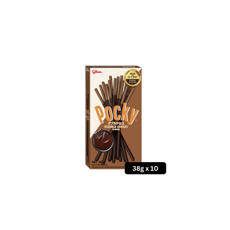 Glico Pocky Biscuit Stick Double Chocolate x 10 – NCW TRADING SDN BHD